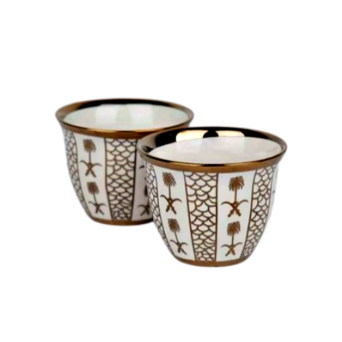 Arabic Coffee Cup 12 Pcs Set - 80 ml – ALJERAIWI